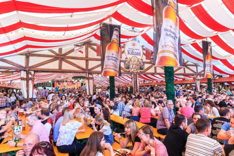 Bildergalerie Kiliani-Volksfest - Hahn Zelt + Catering GmbH